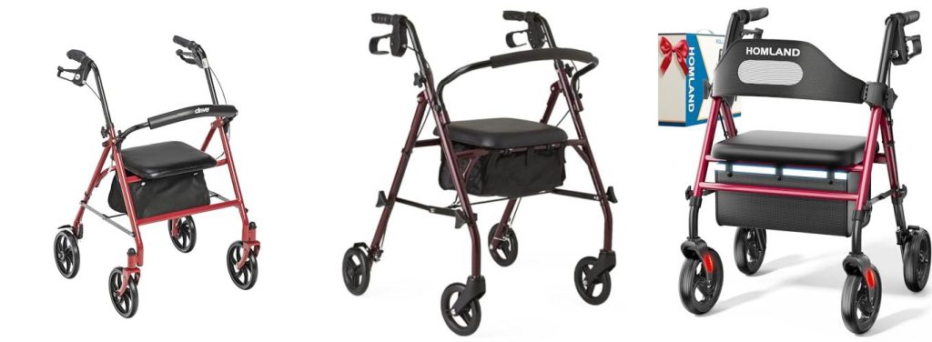 Top 5 Best 4 Wheel Walkers for Mobility and Support