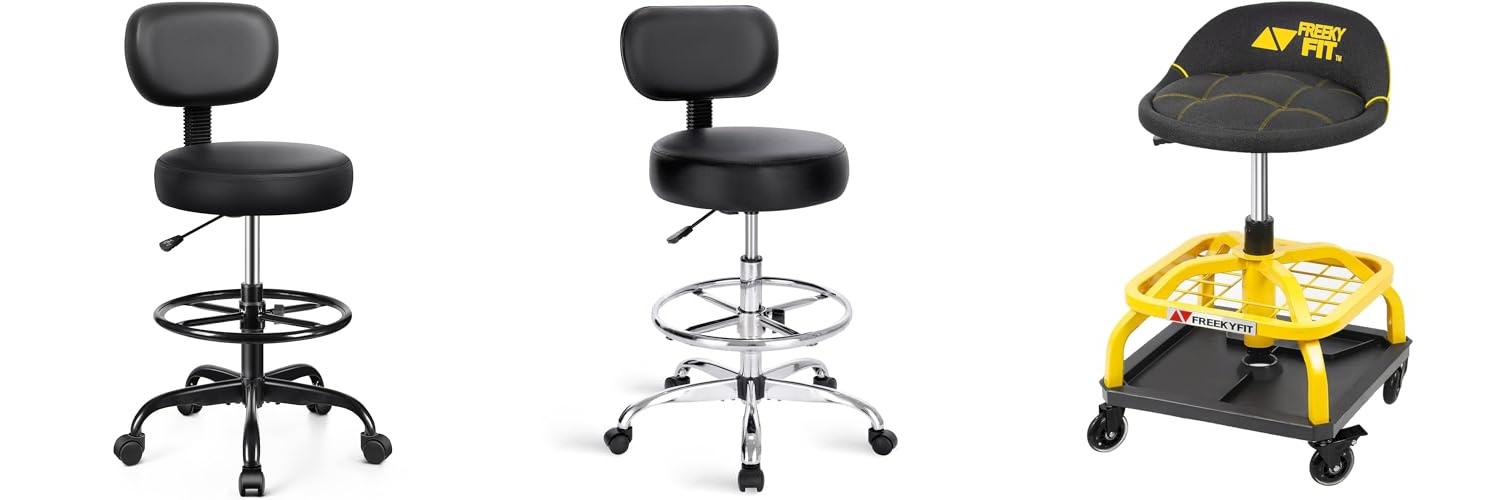 Which Is The Best Shop Stool With Backrest And Wheels in 2025