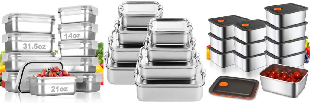 Top 5 Stainless Steel Food Storage Containers Reviewed