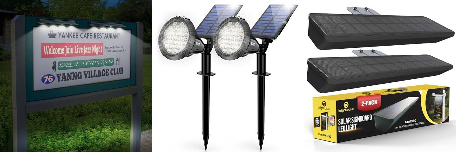 Top 5 Outdoor Solar Sign Lights: Best Buys Reviewed